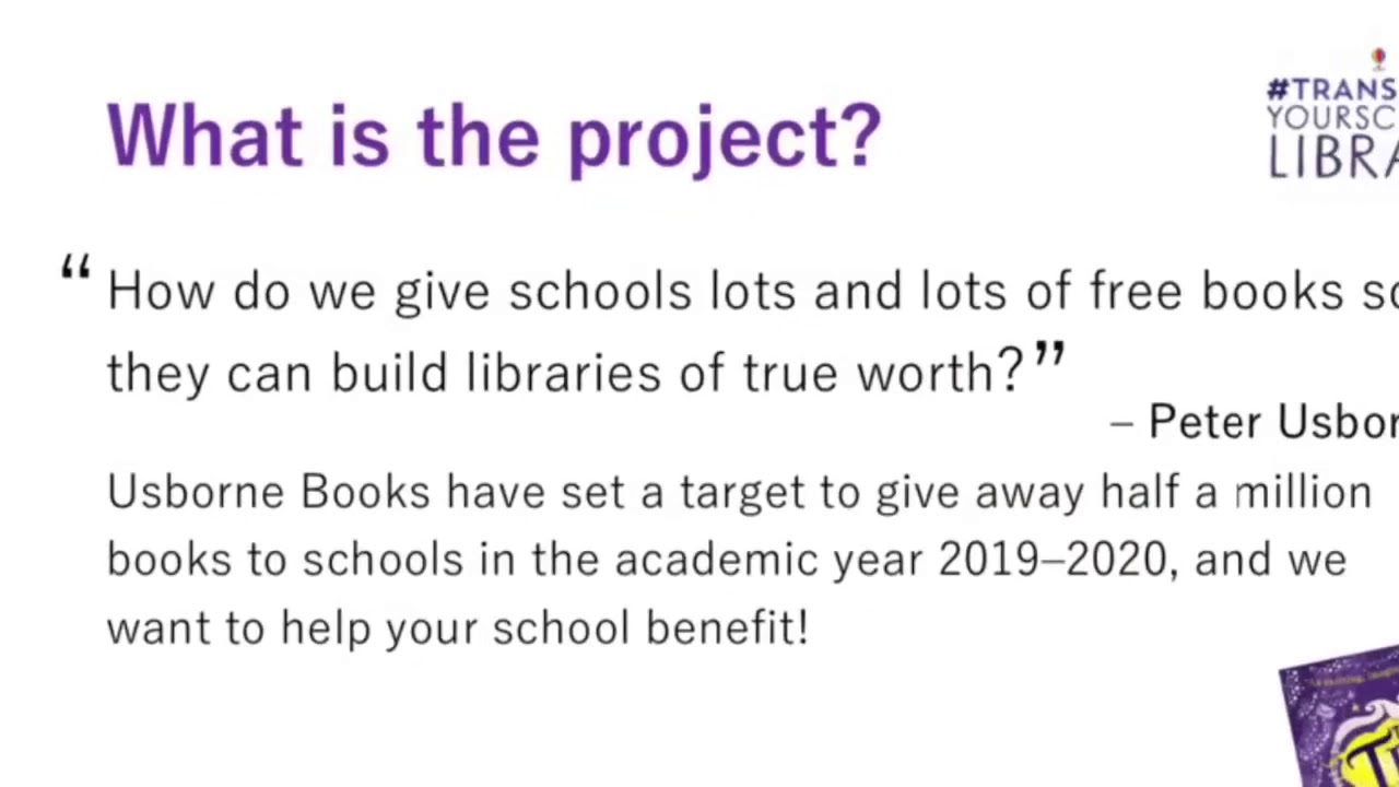 #transform your school library campaign - YouTube