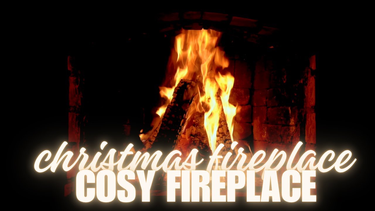 Christmas Fireplace Fire Crackling | Fireplace Loop - YouTube