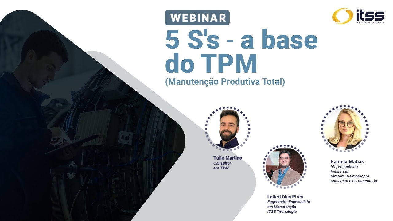 WEBINAR 5 S's A Base do TPM manutenção produtiva total - YouTube