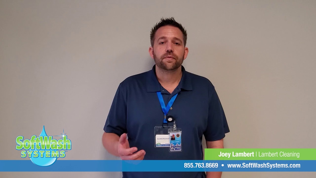 Joey Lambert :: SoftWash Systems Testimonial - YouTube