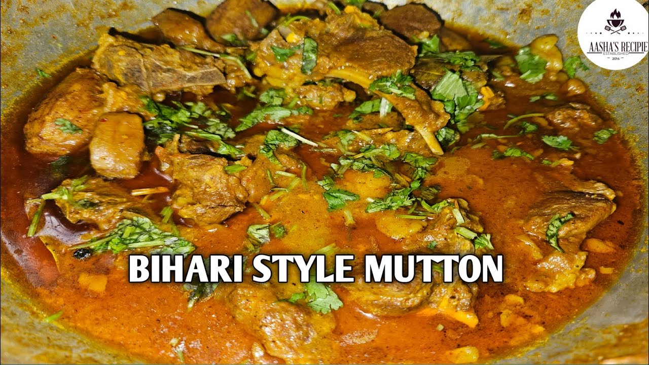 BIHARI STYLE MUTTON 😎 - YouTube