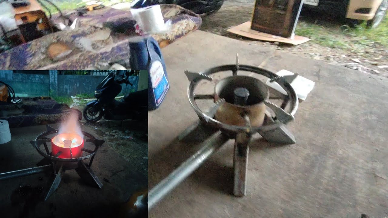 Kalan de mantika, DIY Blue flame almost achieve - YouTube