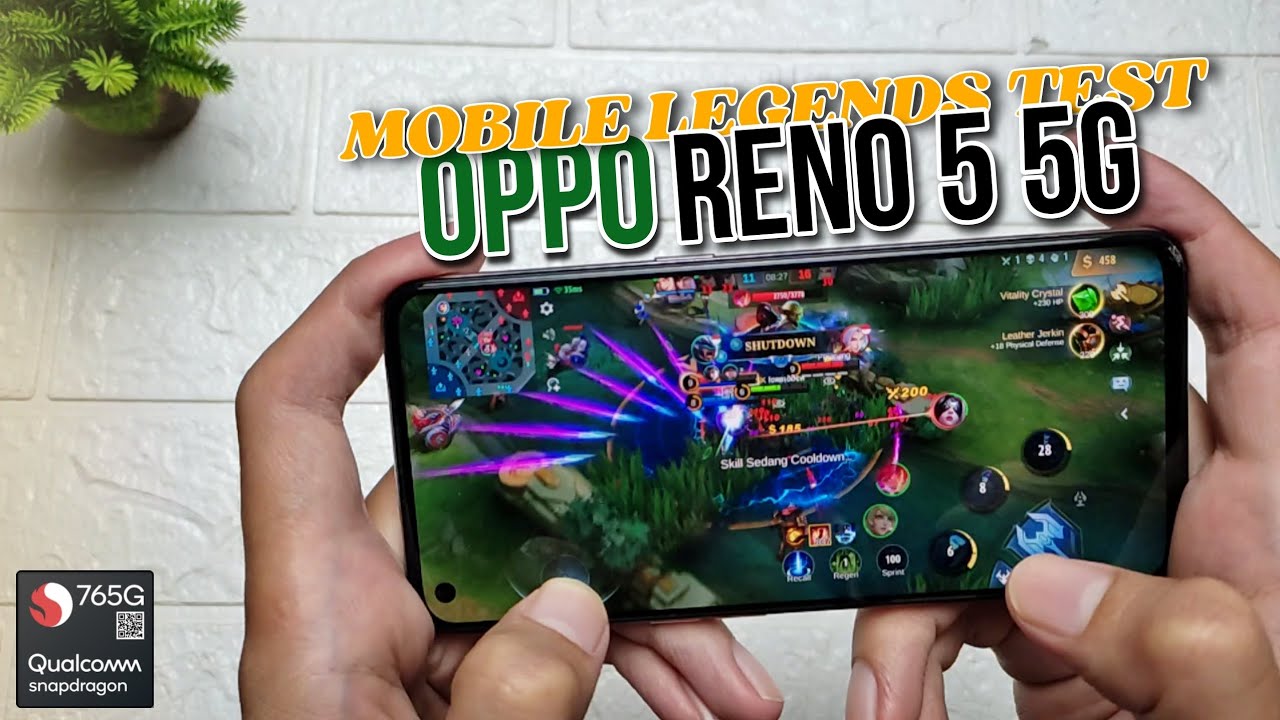Oppo Reno 5 5G Mobile Legends Gaming Test 2023 Snapdragon 765G - YouTube