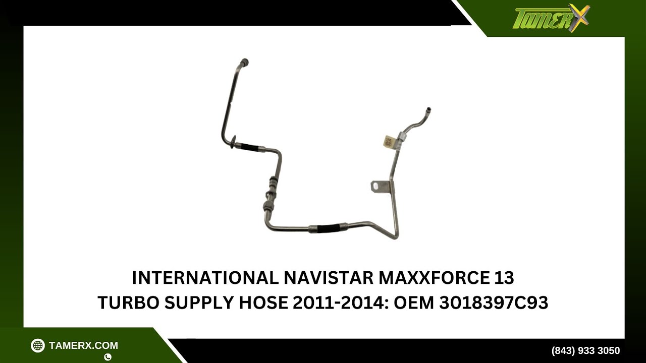 International Navistar MaxxForce 13 Turbo Supply Hose 2011-2014: OEM ...