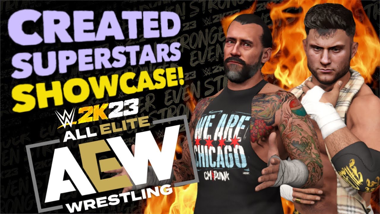 AEW ATTIRES | WWE 2K23 Created Superstars Showcase Ep.6 - YouTube