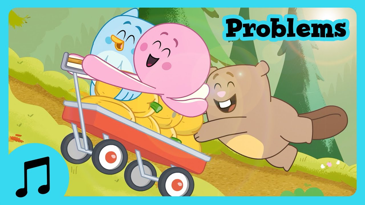 Problems Sing-Along Song 🎶 Luna Chip & Inkie Music Video for Kids - YouTube