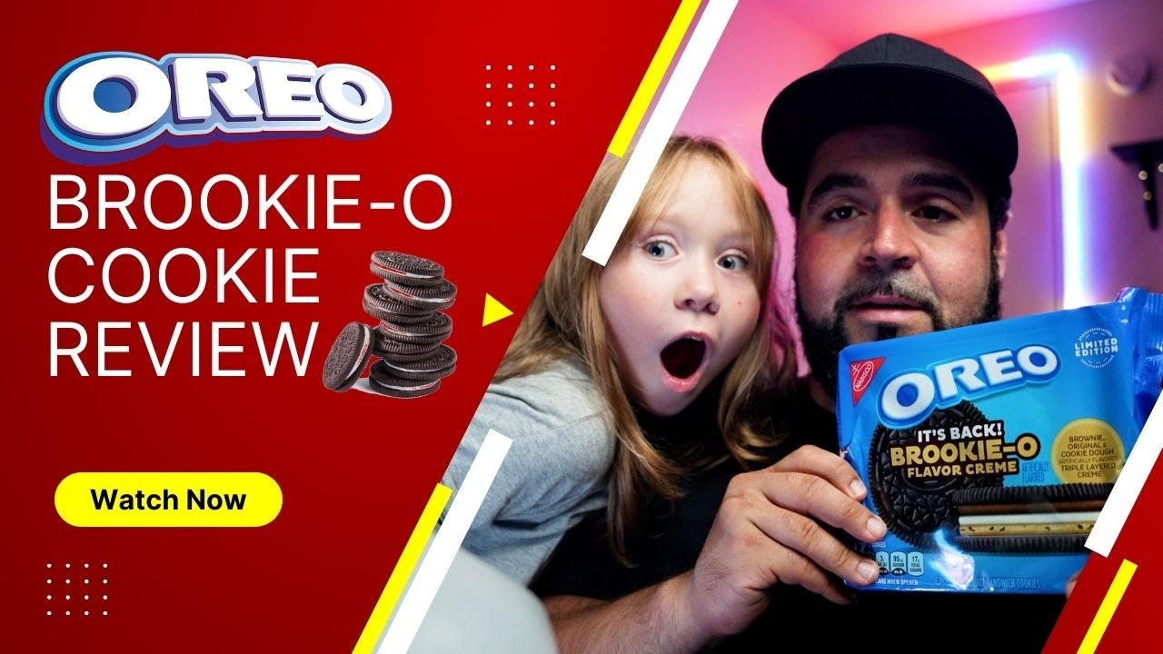 Oreo Limited Edition Brookie-O Cookie Review - YouTube