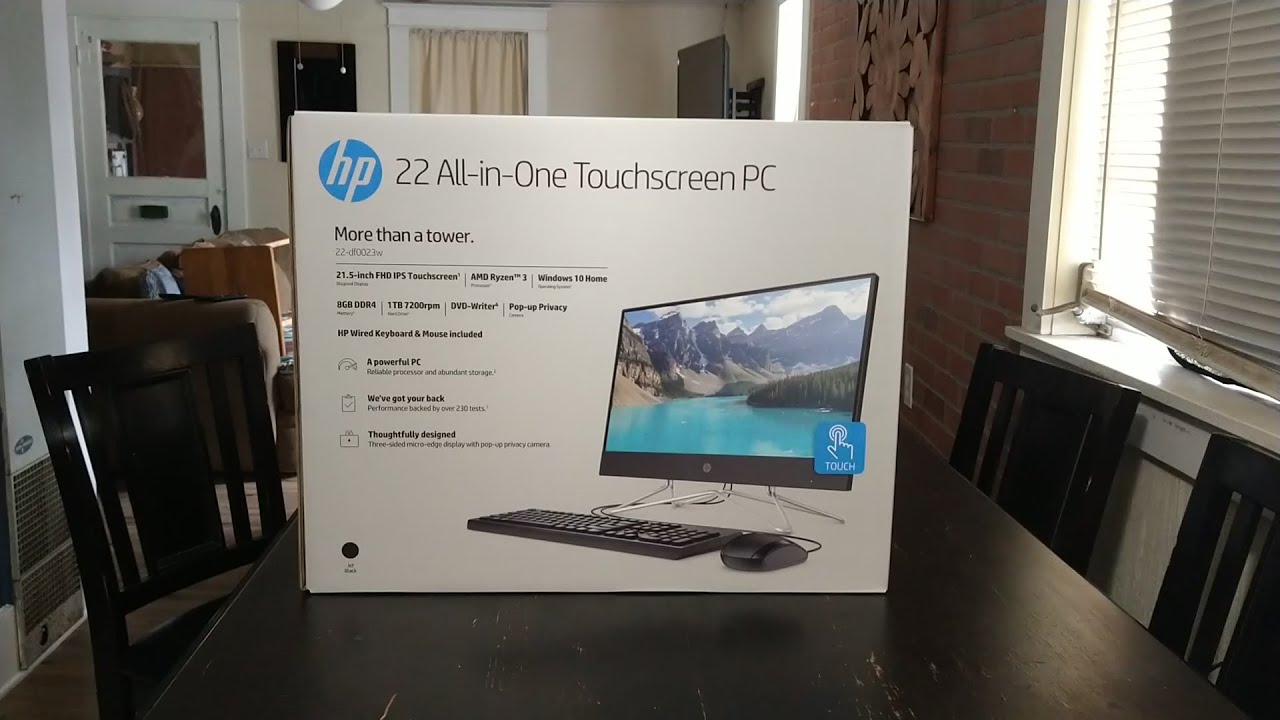 HP All-In-One PC Unboxing - YouTube