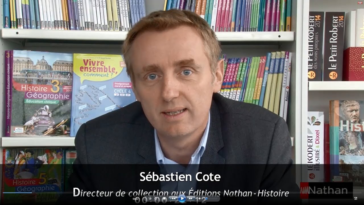 Présentation des manuels d'histoire-géographie par Sébastien Cote ...