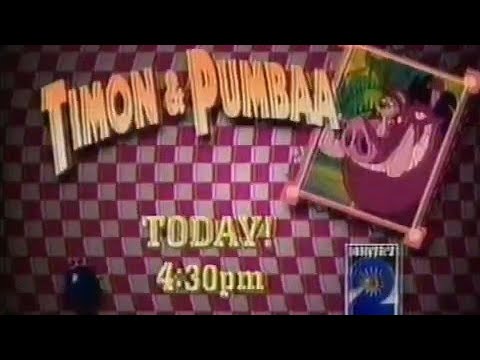 Timon and Pumbaa promo 1997 - YouTube
