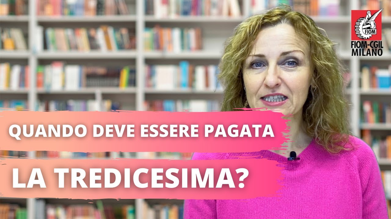 LA TREDICESIMA: QUANDO DEVE ESSERE PAGATA? - YouTube