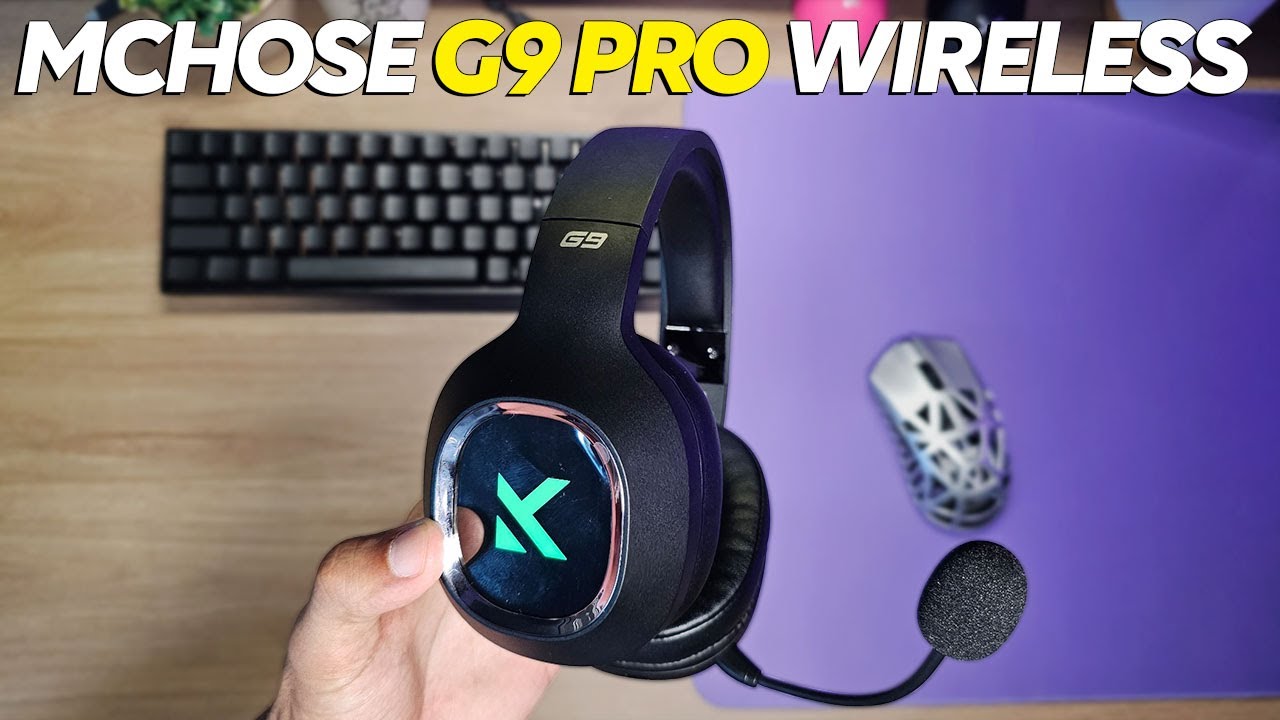 TESTEI E COMPAREI mais um HEADSET DA MCHOSE - G9 PRO Wireless - YouTube