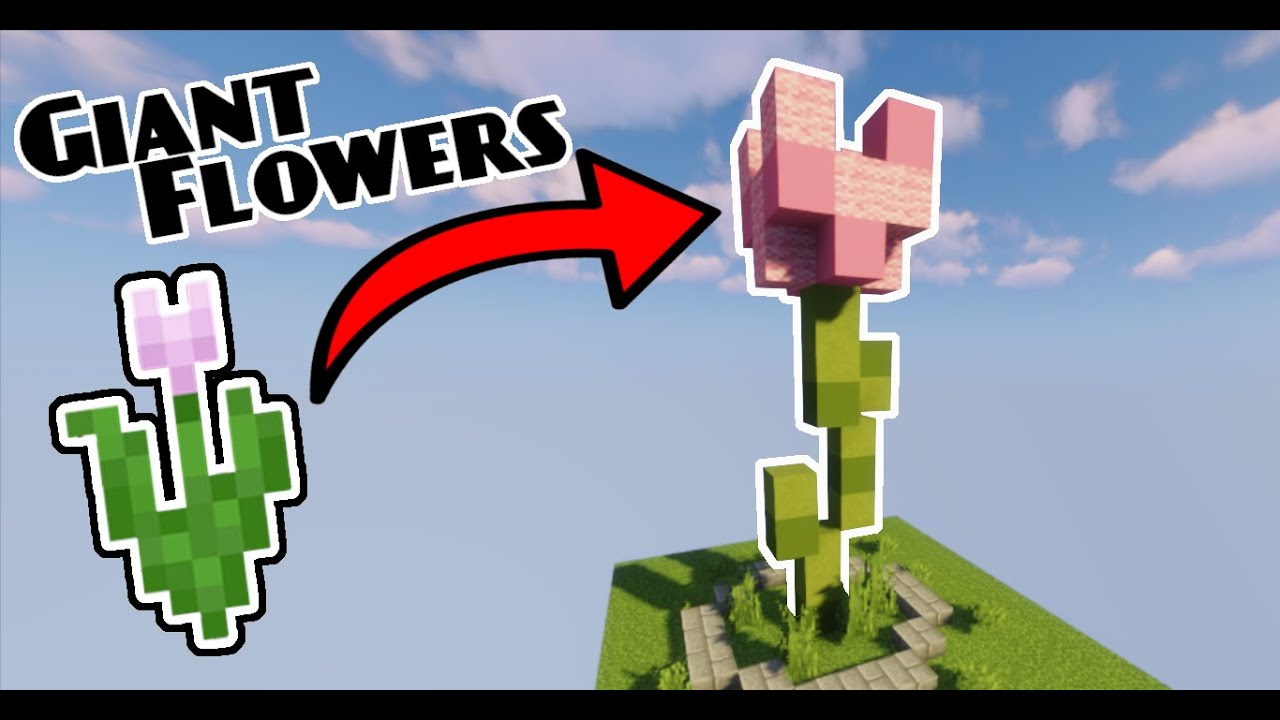 How To Build Giant Flowers In Minecraft YouTube How To Build Giant Flowers In Minecraft YouTube