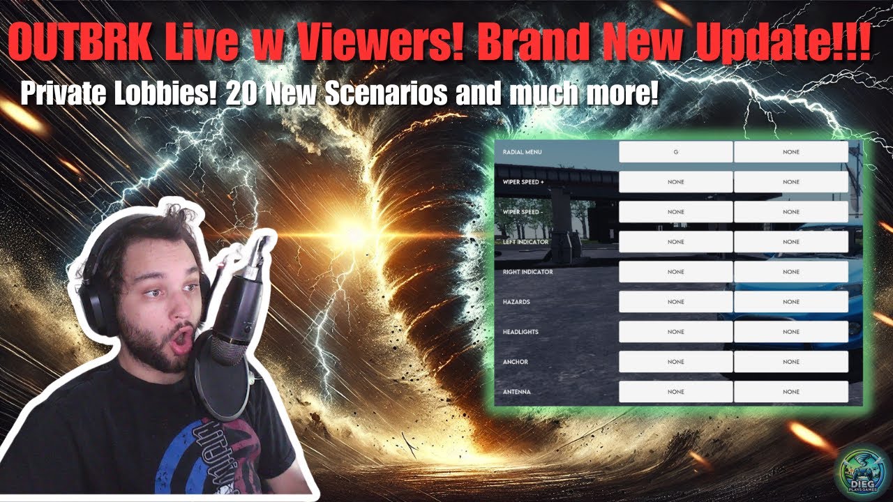 OUTBRK Live w Viewers! Brand New Update! New Scenarios, Private Lobbies! | OUTBRK Live Gameplay ...