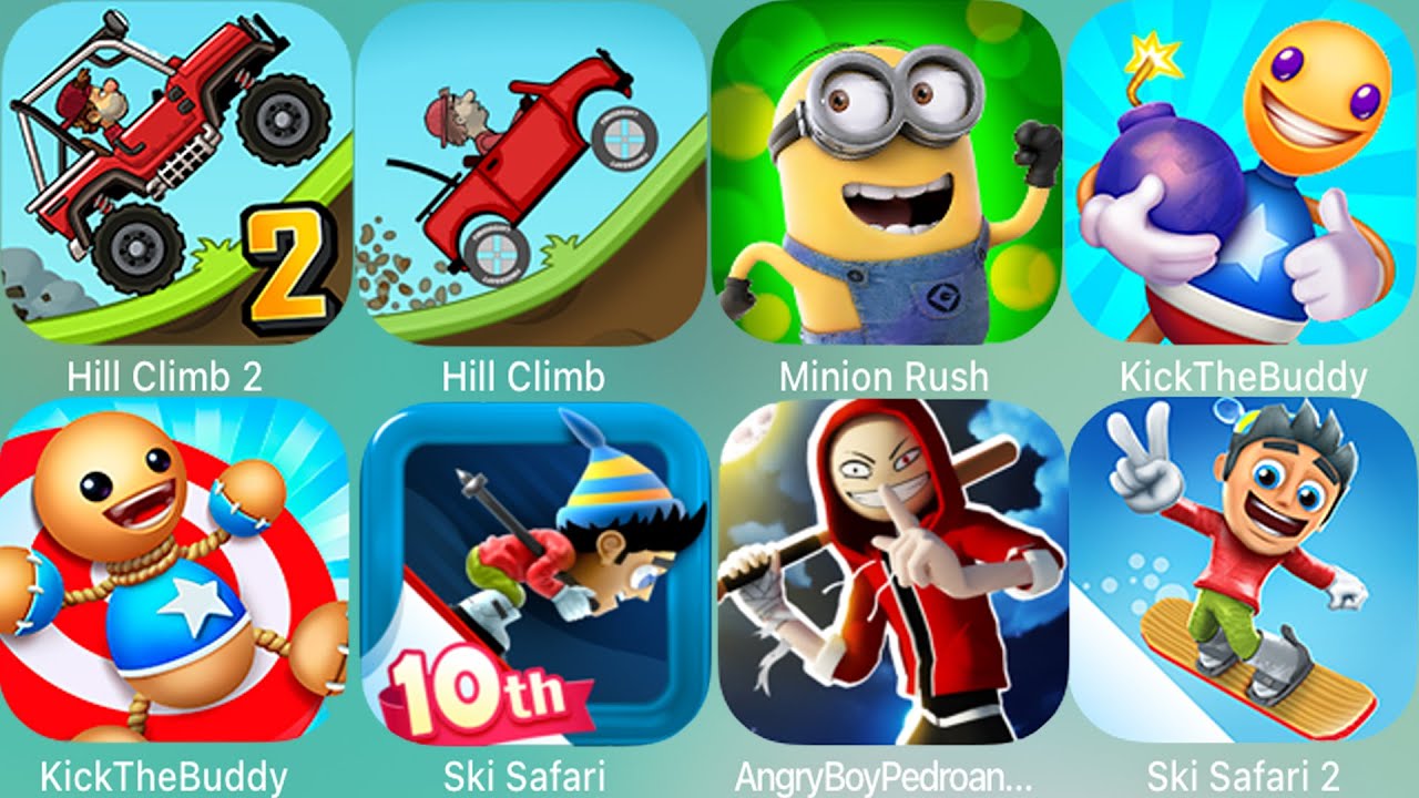 Ski Safari,Ski Safari 2,Miraculous,Hill Climb,Kick the Buddy,Minion ...