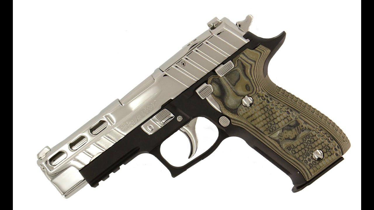 Sig Sauer P226 PRO-CUT Hi Polish With White Chrome 9mm Black / Dirty ...