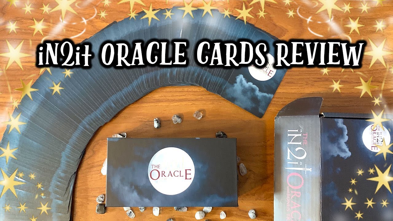 THE IN2IT ORACLE CARDS REVIEW + GIVEAWAY!! 🔮🌟 HONEST OPINION & DECK ...