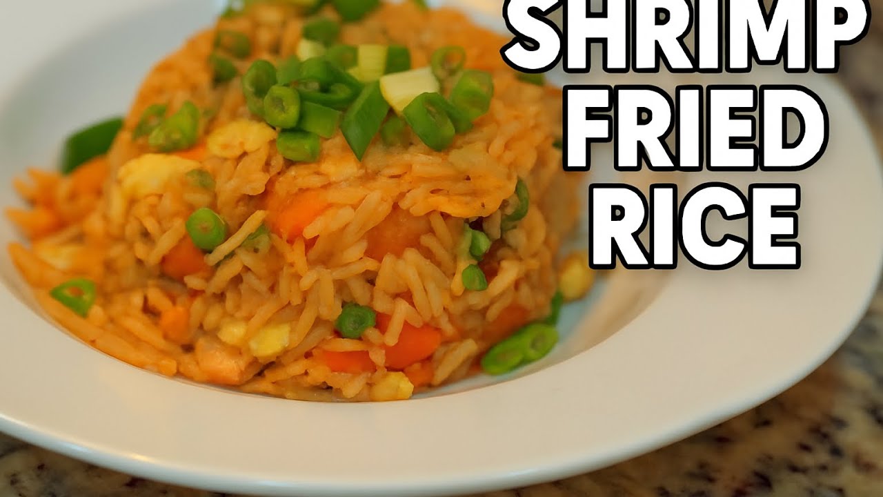 How to make! Shrimp & Salmon Fried Rice! #friedrice #foodblogger - YouTube