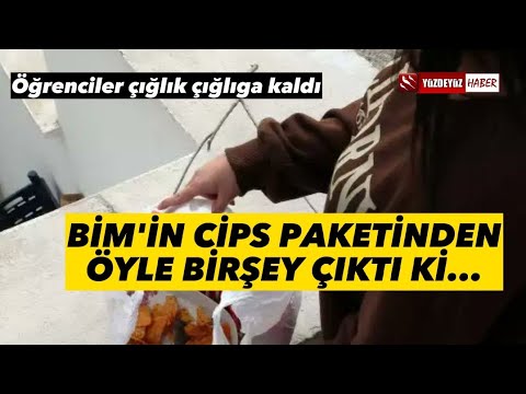 BİM'İN PARTY MARKALI CİPSİNDEN ÇIKAN ŞEY ÖGRENCİLERİ ŞOKE ETTİ