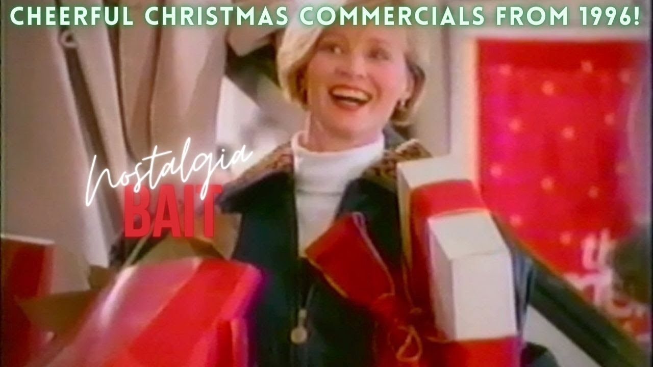 Cheerful Christmas Commercials from 1996! - YouTube