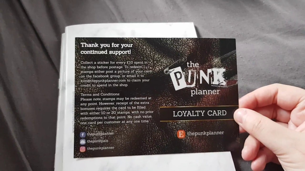 Order from The Punk Planner💫 - YouTube
