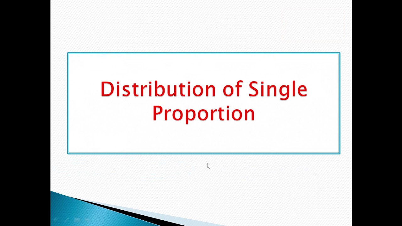 6.1 Single Proportion - YouTube