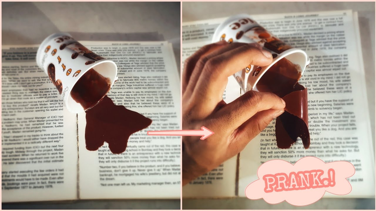 DIY Prank | How To Make Spilled Coffee Prank | Quarantine Pranks - YouTube