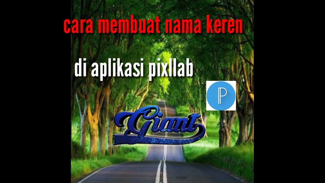 Cara membuat nama keren begron pemandangan - YouTube