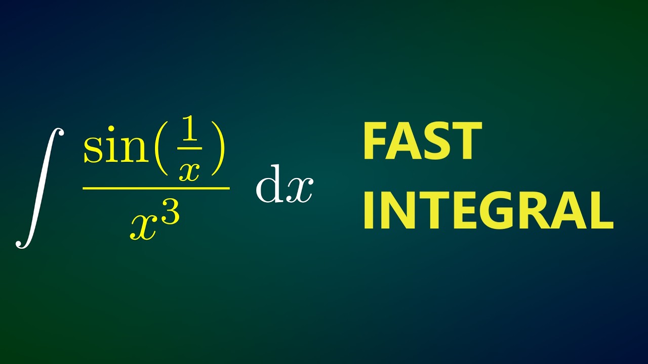 Integral de sin(1/x)/(x^3) - YouTube