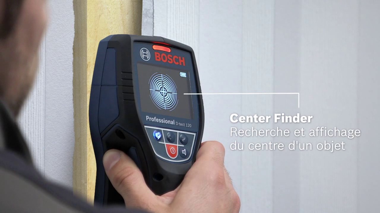 Bosch Détecteur Scanner mural D-tect 120 Professional - YouTube