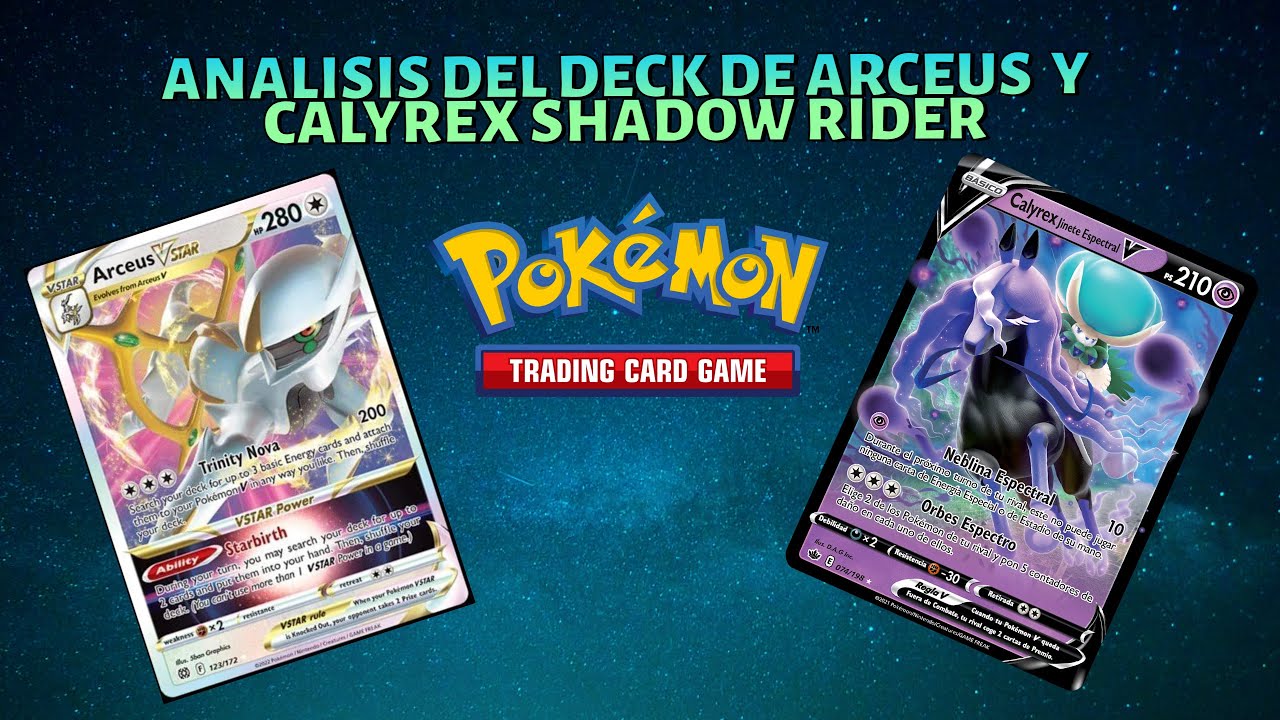 Analisis y Gameplay del deck de Arceus y Calyrex jinete espectral - YouTube