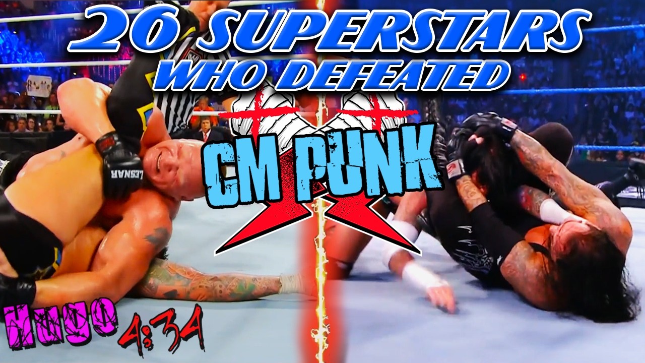 26 Superstars Who Defeated CM Punk ⚡ 🏻⚡|| Pinfall or Submission - YouTube