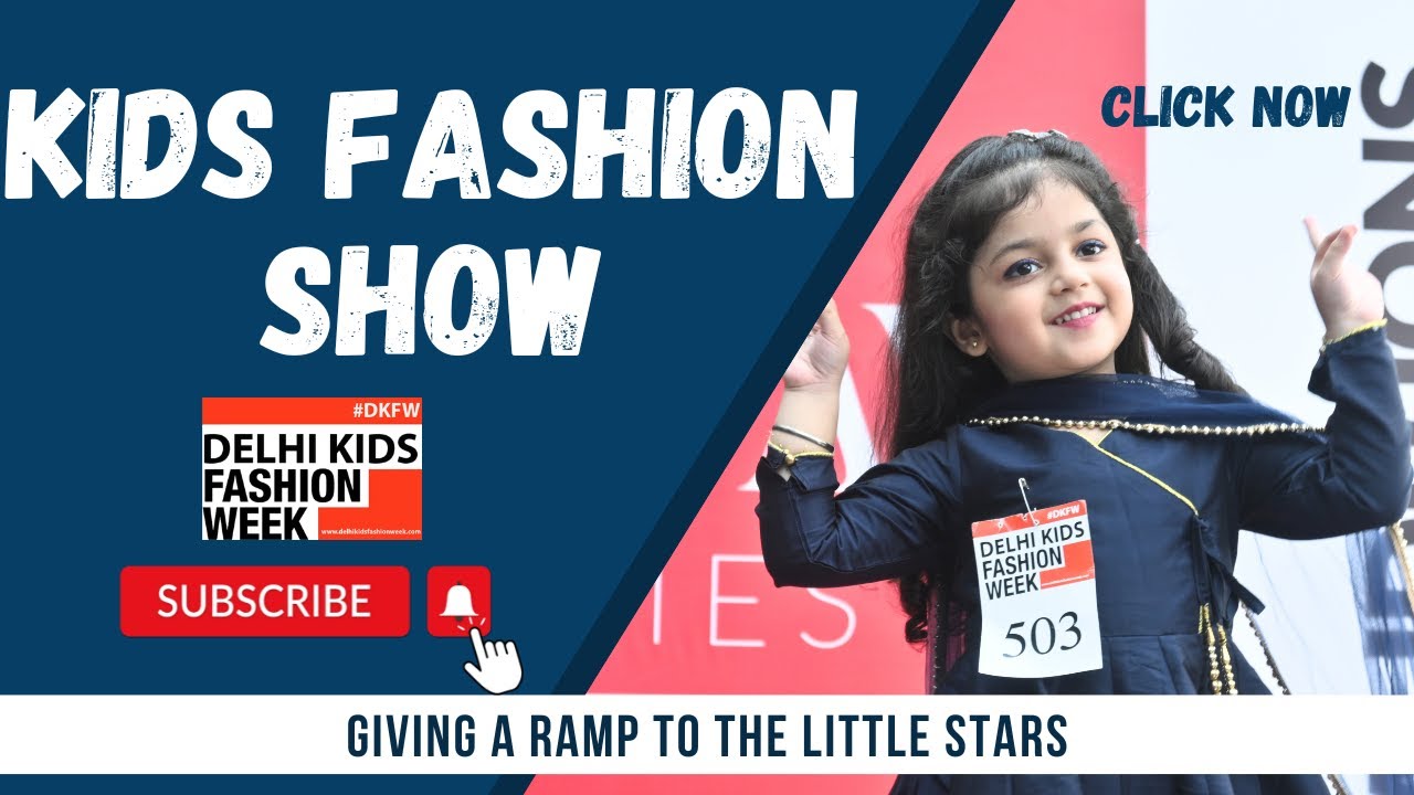 PACIFIC MALL Kids Ramp Walk By DELHI KIDS FASHION WEEK - YouTube