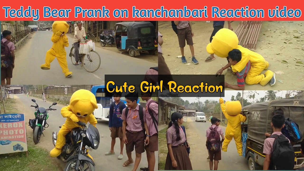 Kanchanbari Teddy Prank Public Reaction 🤣 || Cute Girl Reaction || ASP ...