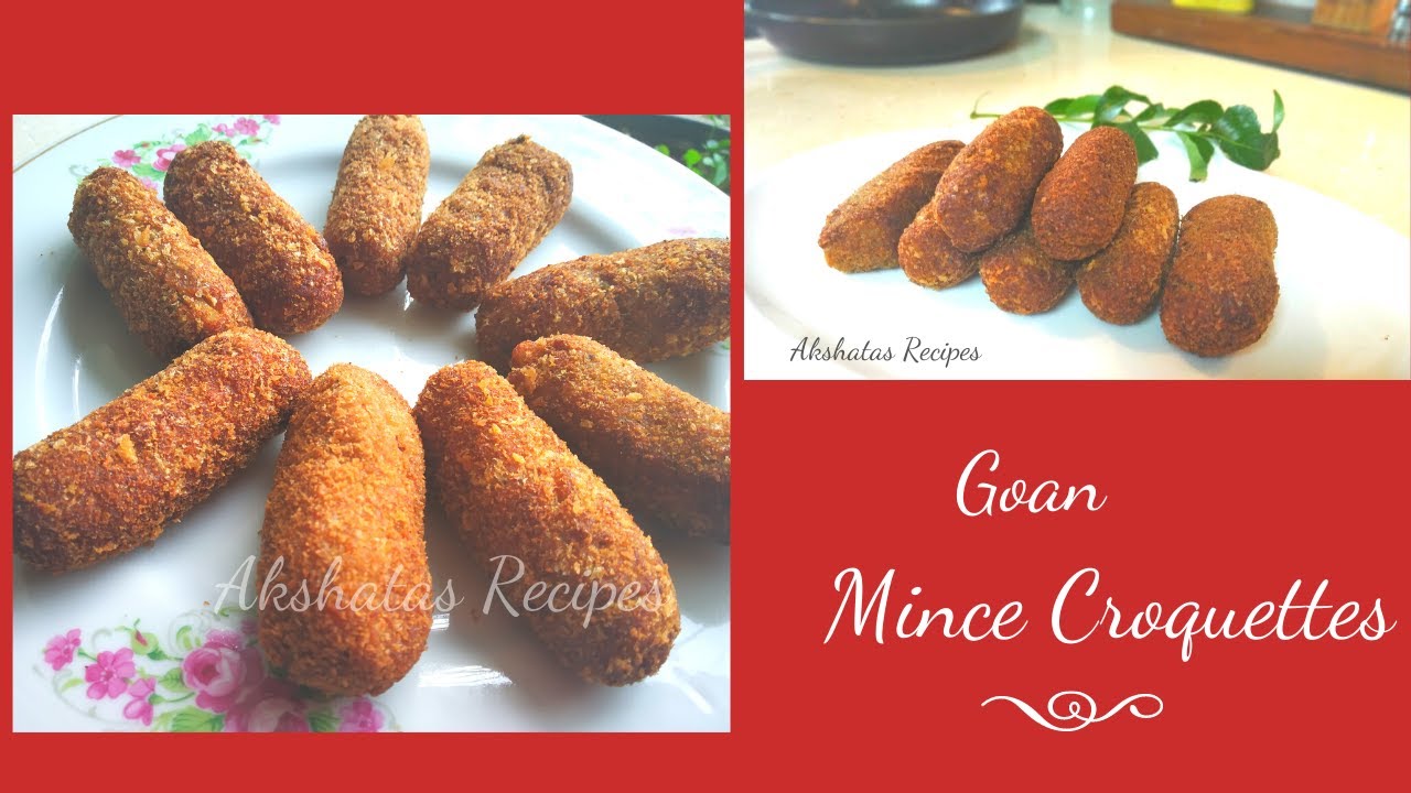 Goan Mince Croquettes||Goan Snack Recipe|@akshatasrecipes#goan# ...
