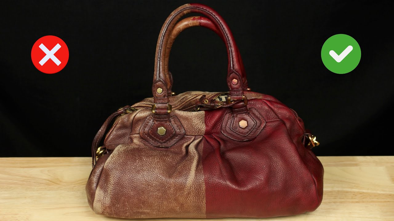 How To Fix FADED Leather Bags With THESE Simple Steps - YouTube