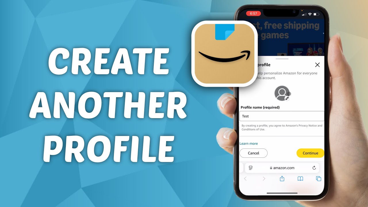 How to Create Another Profile with ONE Account on Amazon - YouTube