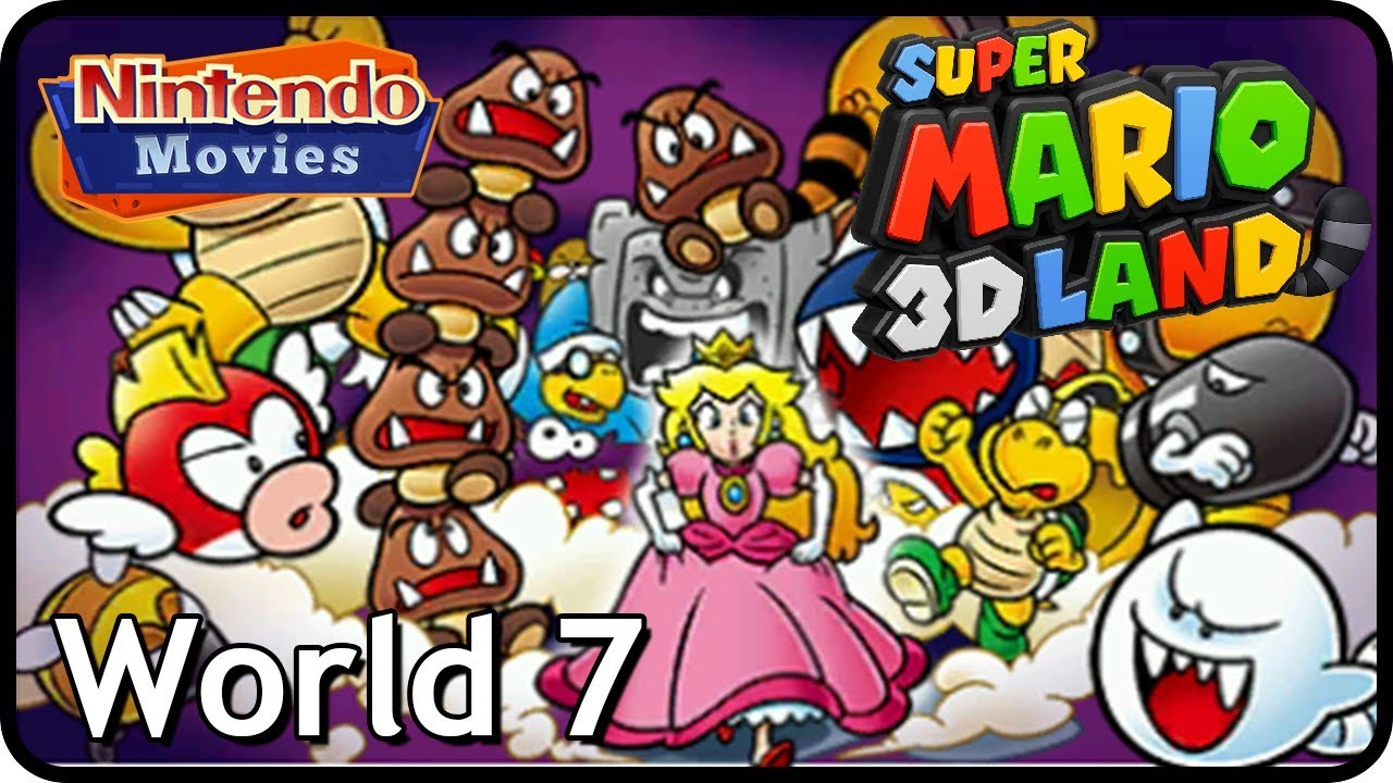 Super Mario 3D Land - World 7 (100% Walkthrough, All Star Coins) - YouTube