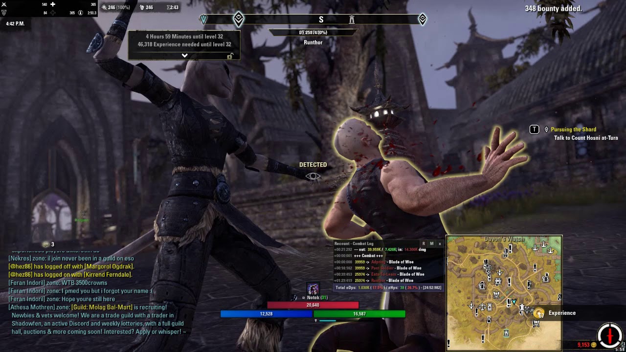 Notok Killing NPCS in ESO - YouTube