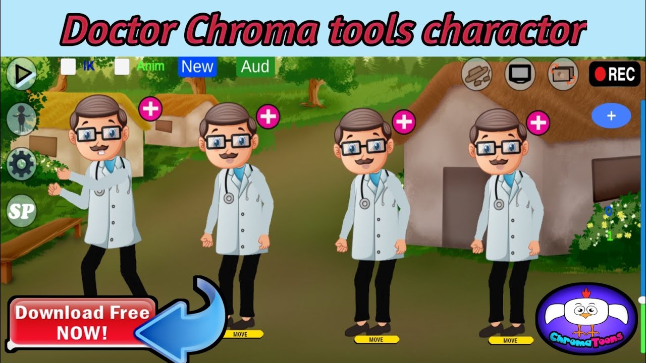 Doctor🏥||chroma tools character||आपके लिए बिल्कुल फ्री#youtube #video ...