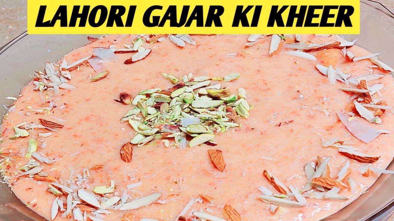 Gajrela Recipe||Gajar kheer recipe||How to make carrot kheer at home ...