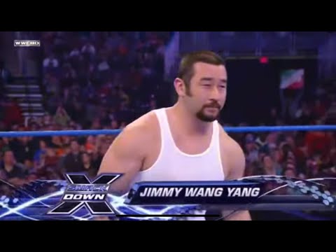 Jimmy Wang Yang Last Match in WWE
