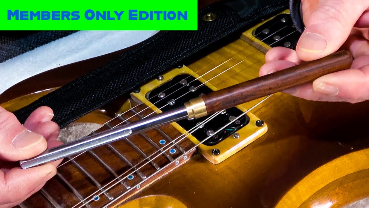 Baroque Diamond Fret Crowning Tool Review Members Only Edition - YouTube