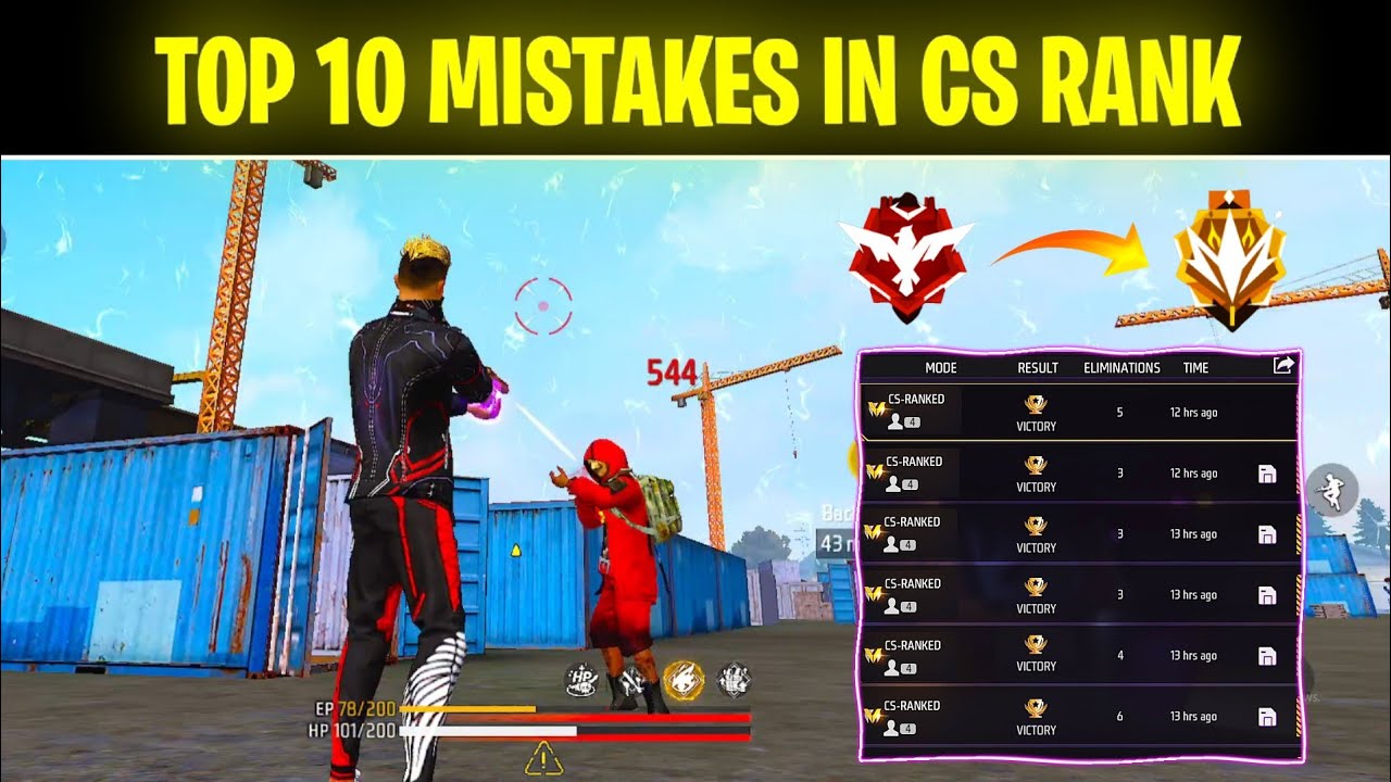 Cs Rank Push Mistakes Cs Rank Tips And Tricks Clash Squad Tips And