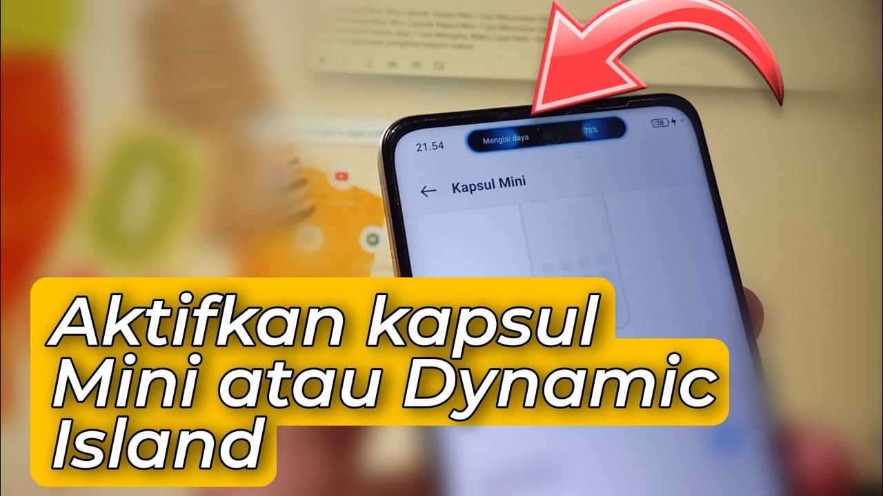 Cara Mengaktifkan Mini Capsule / Kapsul Mini di HP Realme C55 Realme UI 4.0 Terbaru - YouTube