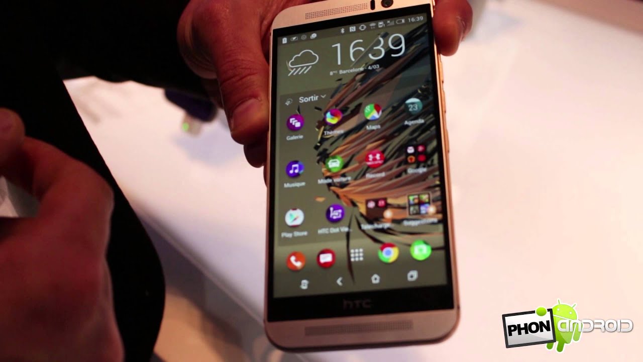 HTC One M9 Interface Sense 7 - Phonandroid - YouTube