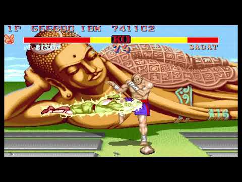 Street Fighter 2 Champion Edition Arcade ibm Game Difficulty 1234567 (8 ...