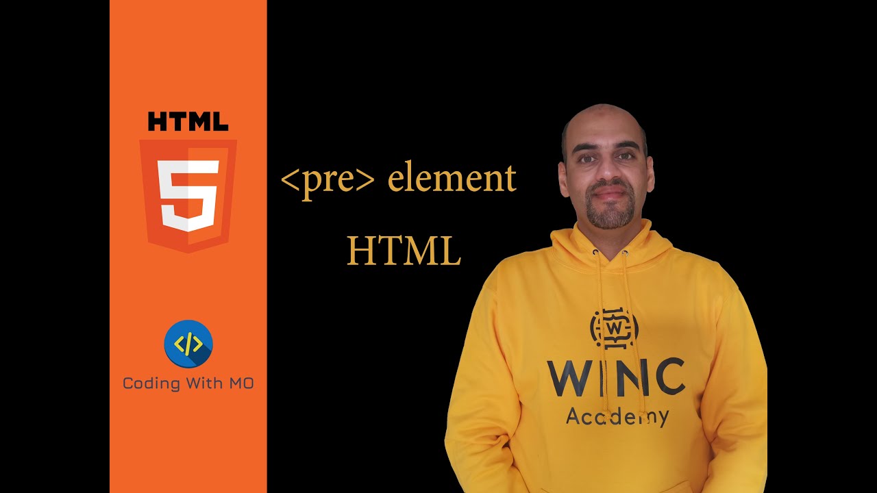 عنصر pre element HTML || دوره تكميليه لل HTML || دورة سريعه لباقي عناصر ...
