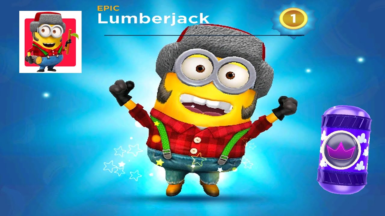 Lumberjack Minion Rush Unlock Costume gameplay walkthrough | iOS FHD ...