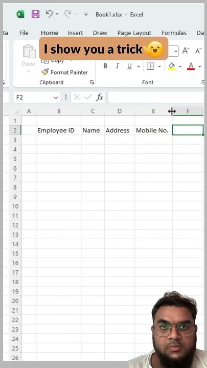 Cell aur column ko excel me auto fit kaise karte hain #autofit #exceltricks #excel - YouTube